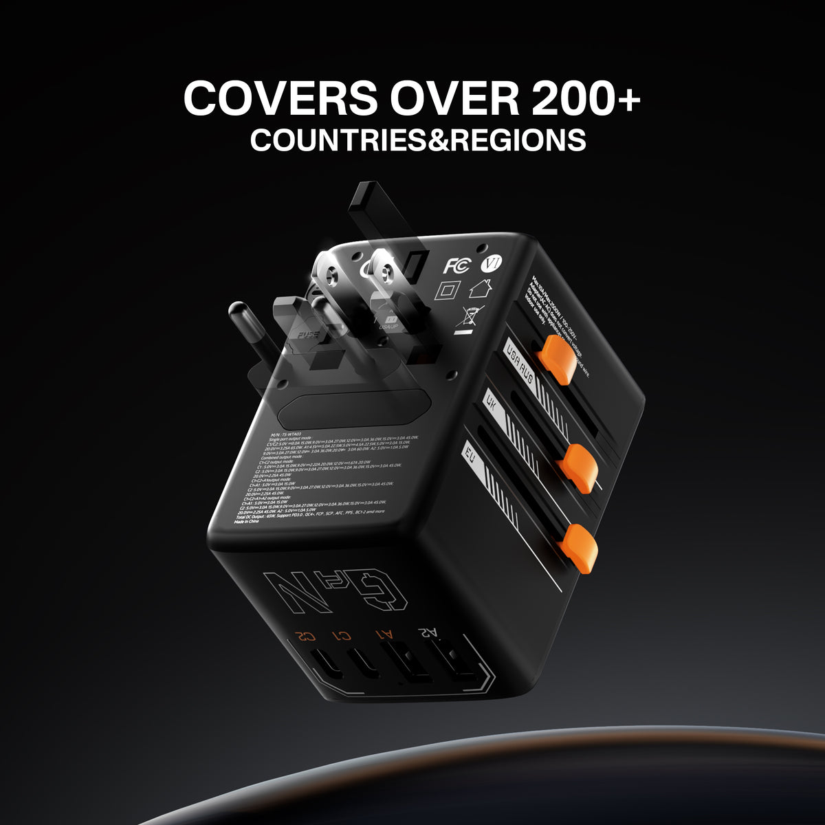 140W Universal Travel Adapter