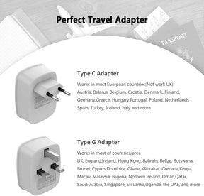 TESSAN All European Travel Plug Adapter Kit, International Power Outle