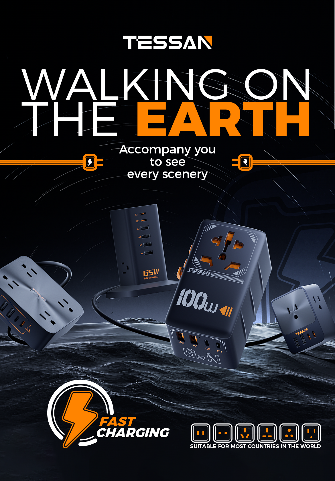 Best Travel Plug Adapter And Power Strip Brand - Tessan.com